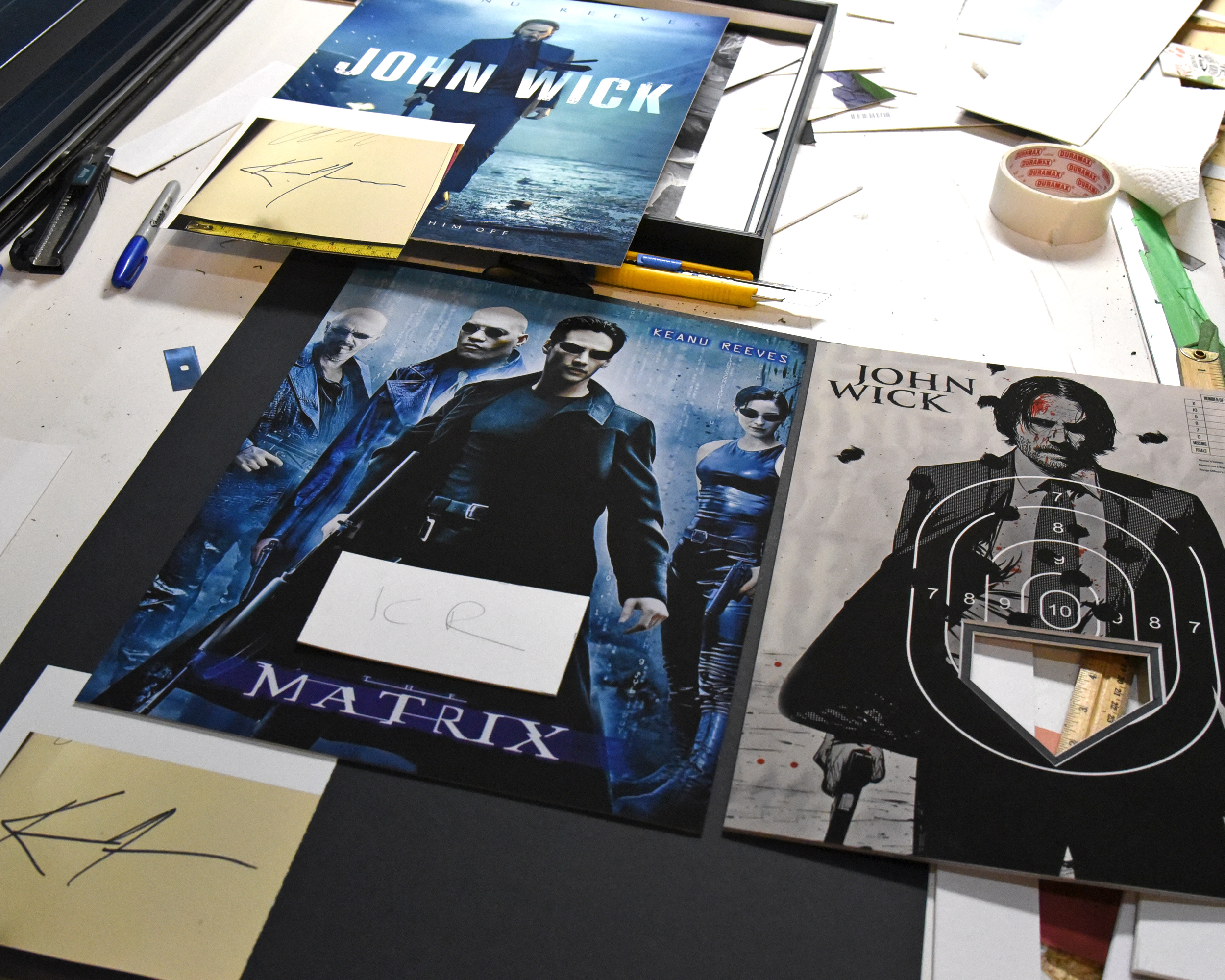 JOHN WICK 12×16 mats for KEANU REEVES autographs – NORTHCOLLECTORS