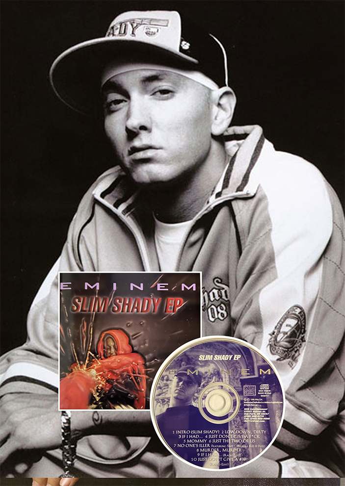 EMINEM custom 12×16 mat designs for CD cover and disc – NORTHCOLLECTORS.COM