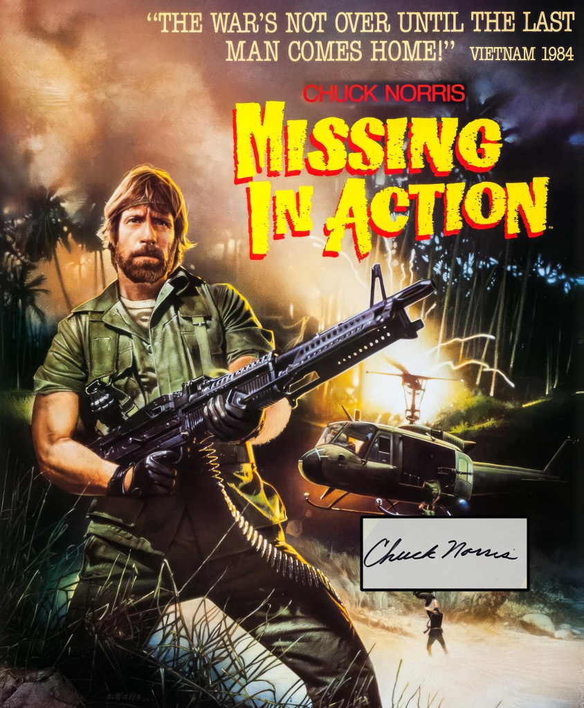 CHUCK NORRIS custom 12×16 mat designs for cut autograph ...