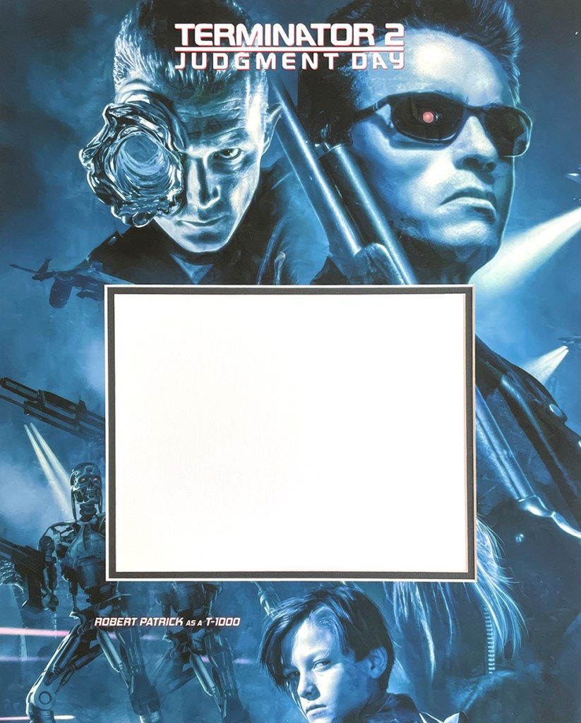 TERMINATOR 2 custom 16×20 mat for ROBERT PATRICK signed 8×10 photo ...