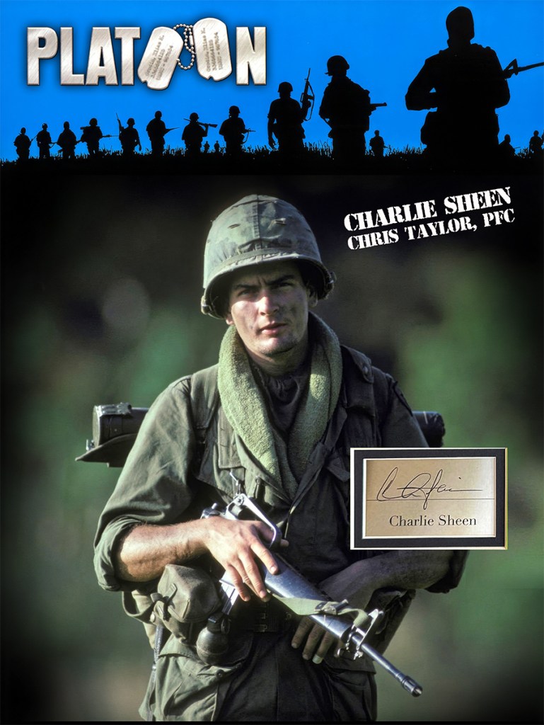 Charlie Sheen Platoon Helmet